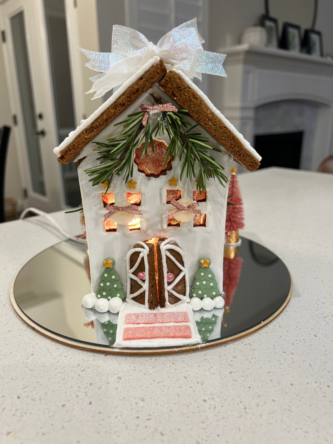 Gingerbread Townhouse Template - Etsy