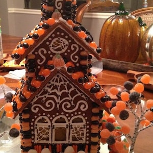 Two-story Gingerbread House Template - Etsy
