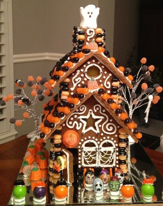 Two-story Gingerbread House Template - Etsy