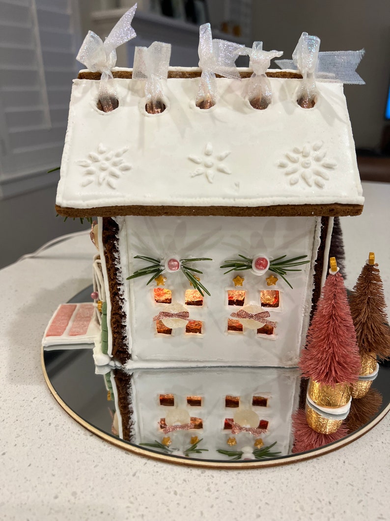 Gingerbread Townhouse Template - Etsy
