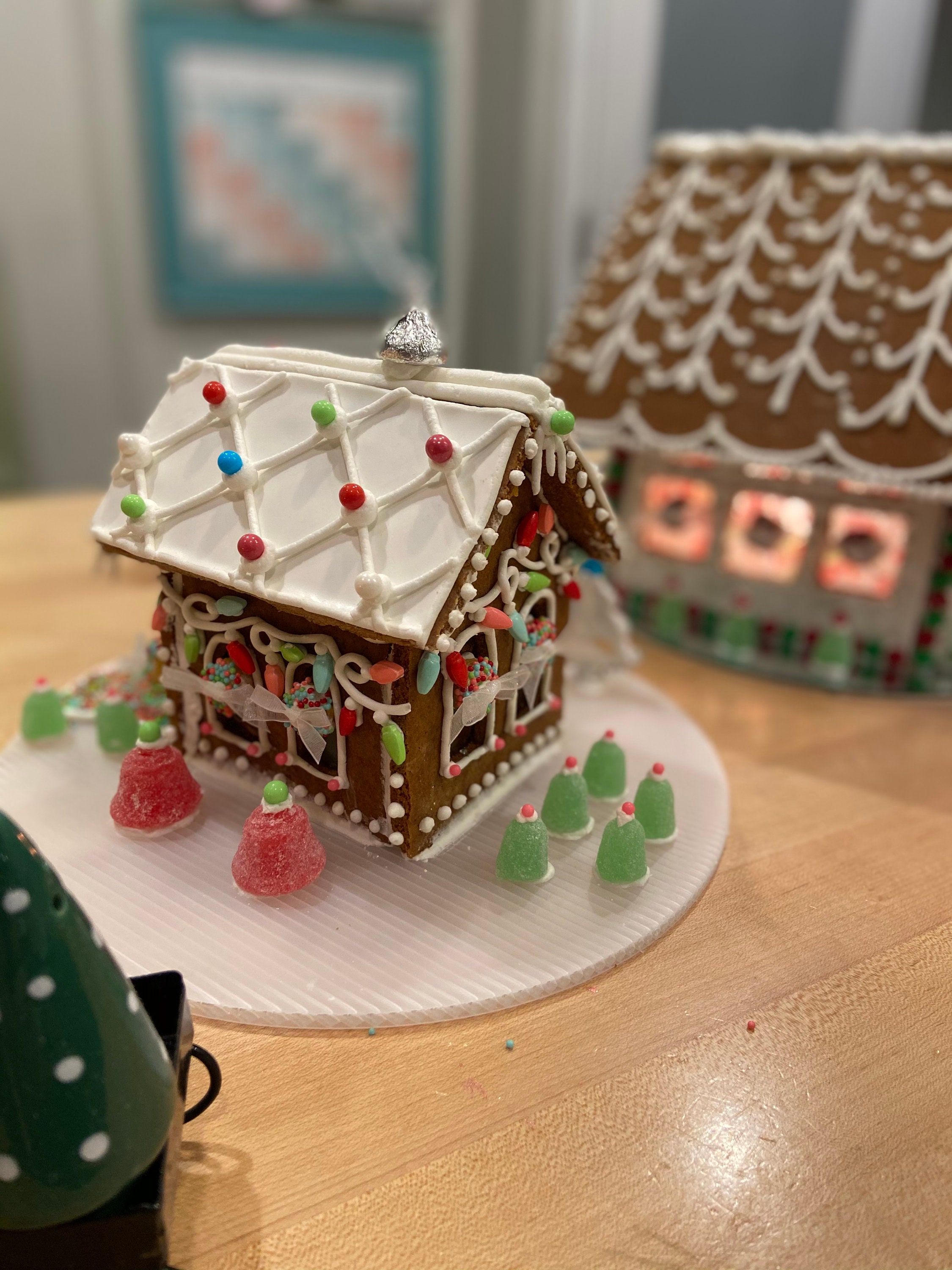 Petite & Sweet Gingerbread House Template - Etsy
