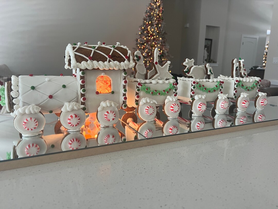 Winter Express Gingerbread Train Template - Etsy UK