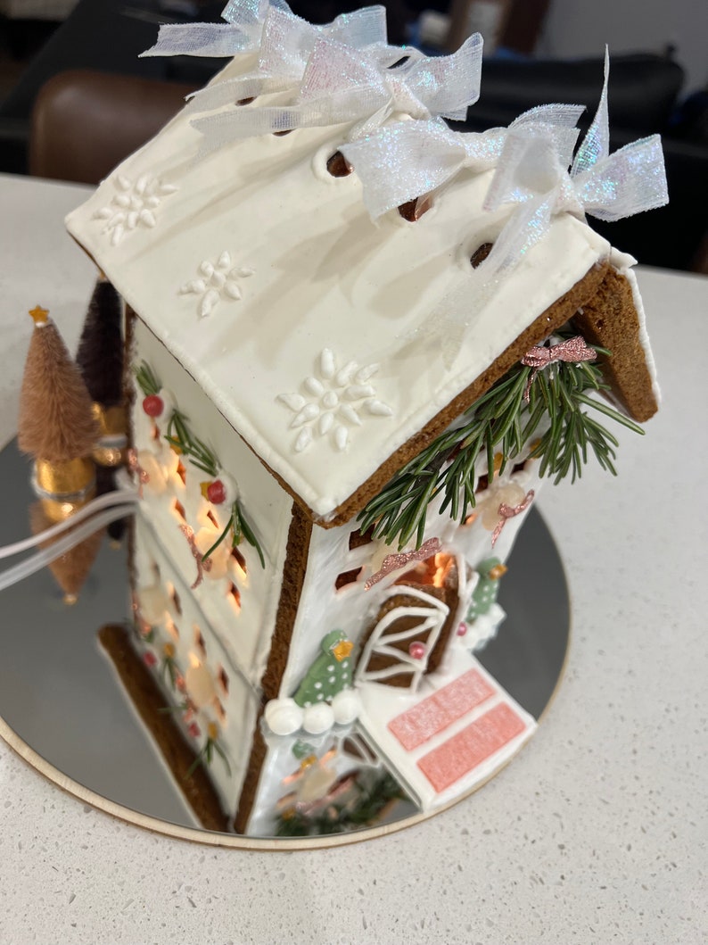 Gingerbread Townhouse Template - Etsy
