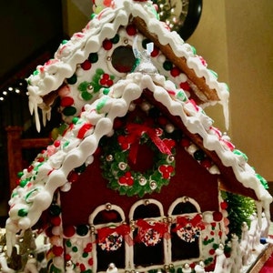 Two-story Gingerbread House Template - Etsy
