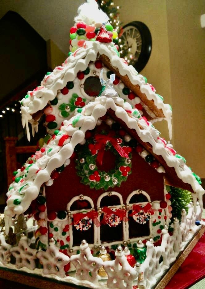 Two-story Gingerbread House Template - Etsy
