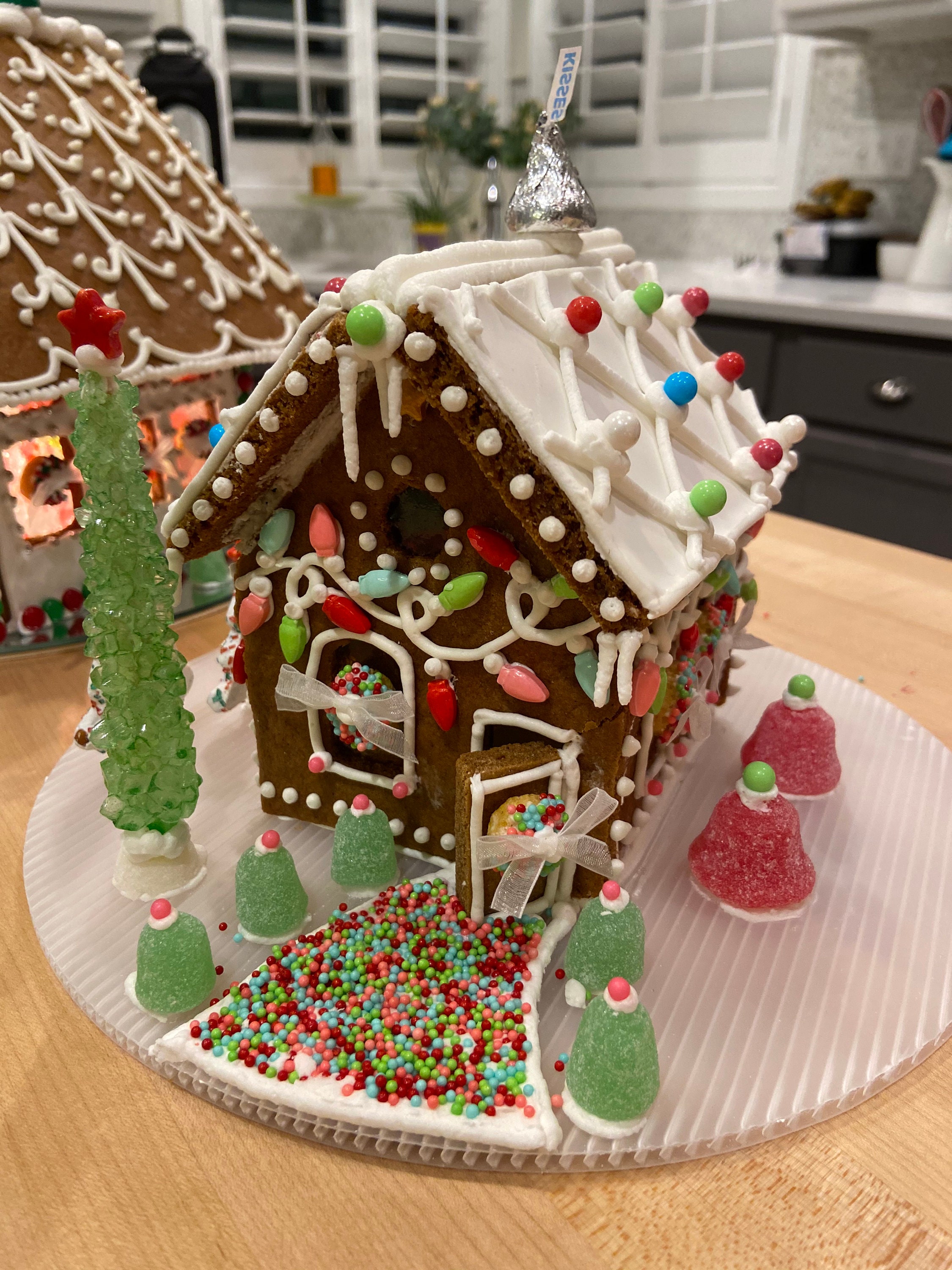 Petite & Sweet Gingerbread House Template - Etsy