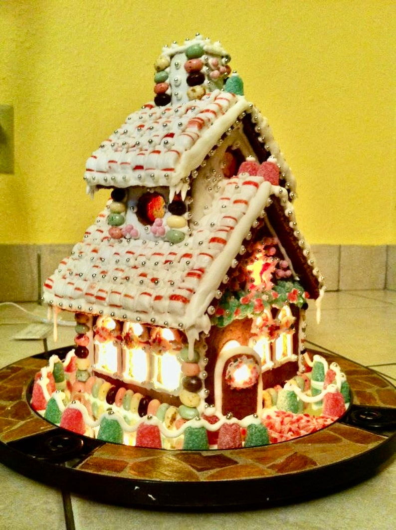 Two-story Gingerbread House Template - Etsy