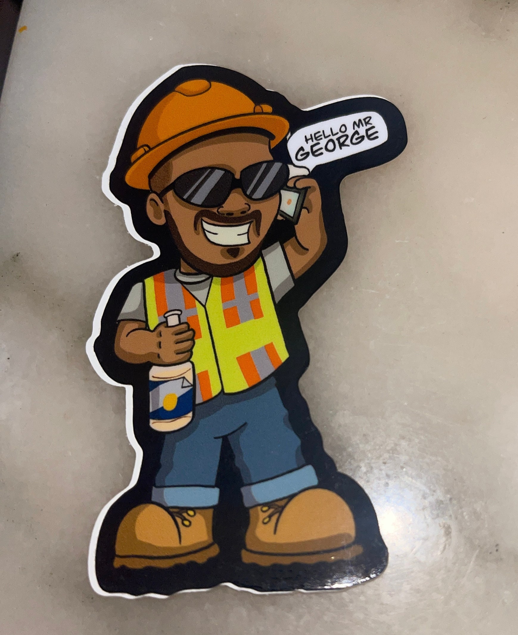 Hello Mr. George Stickers Pack of 3 - Etsy