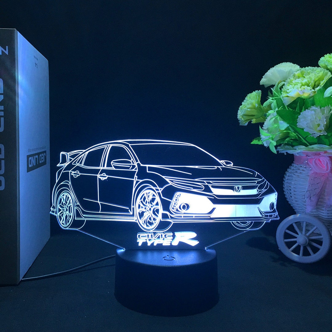 Honda Civic Type R FK8 Car Lamp Night Light LED Touch Light Home ...