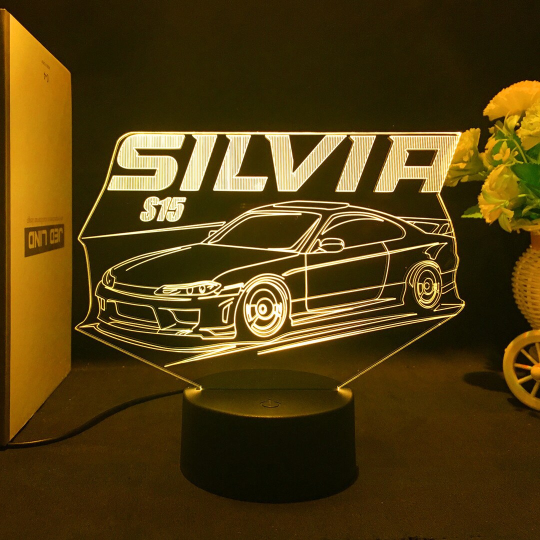 Nissan Silvia S15 JDM Car Lamp Night Light LED Touch Light Home ...