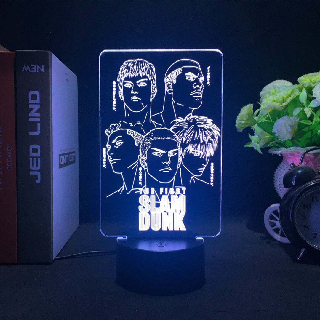 Slam Dunk Classic Acrylic Custom Gaming Lamp Night Light LED Touch ...