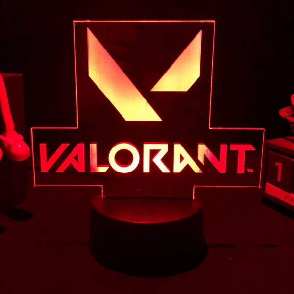 Valorant Logo Led - Etsy