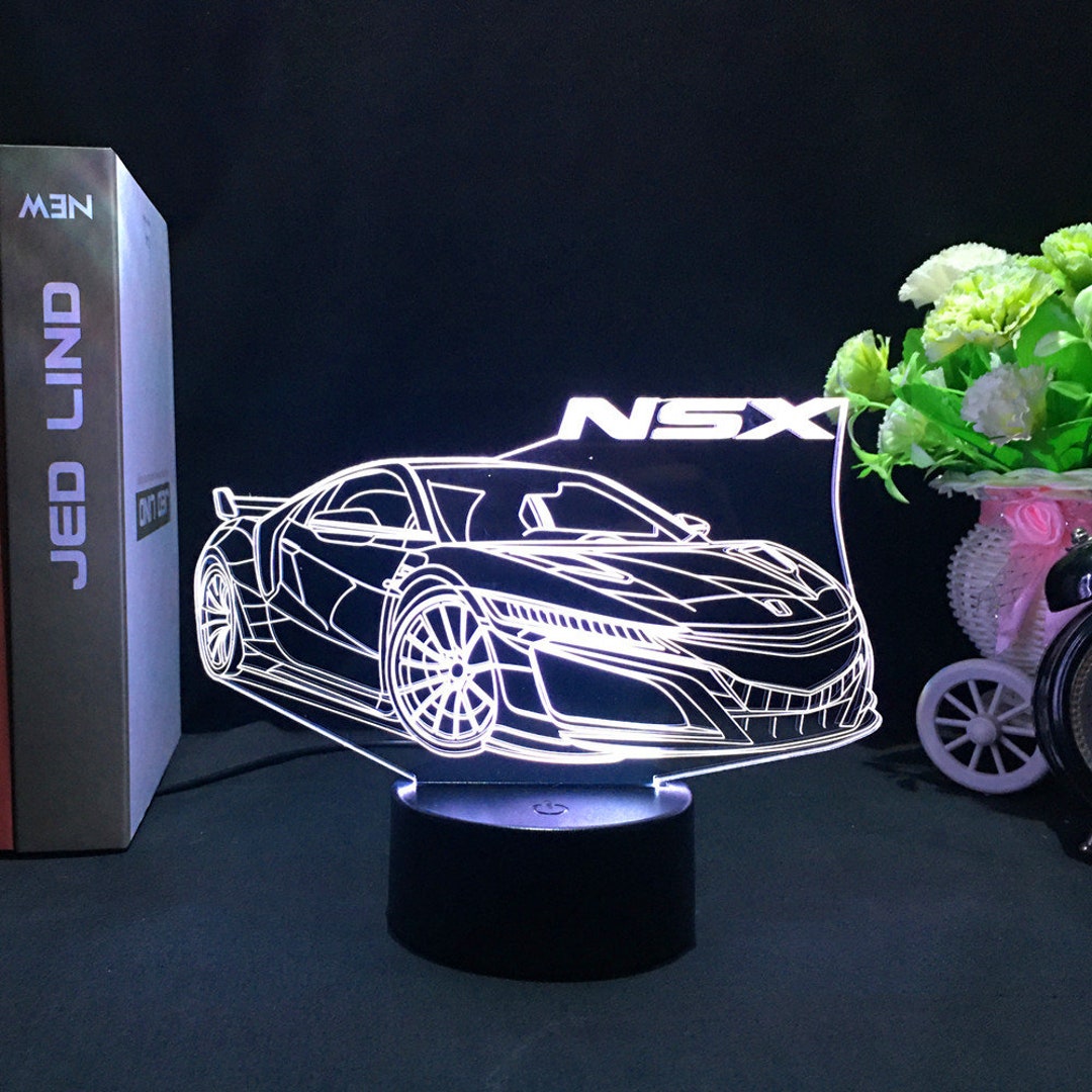 Acura NSX New Version JDM Gaming Lamp Night Light LED Touch Light Home ...