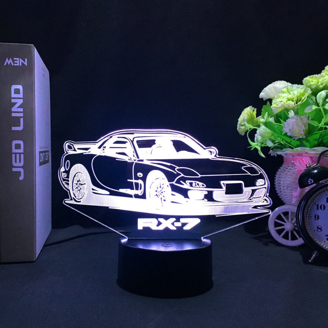 Mazda RX7 FD JDM Lamp Night Light LED Touch Light Home Decorations - Etsy