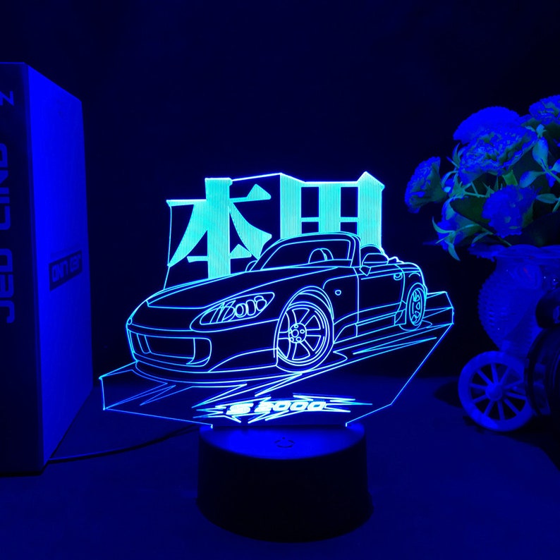 Honda S2000 S2K JDM Car Lamp Night Light LED Touch Light Home ...