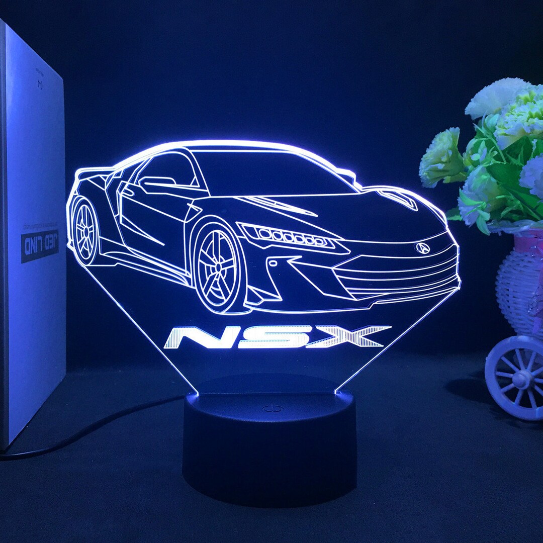 Acura NSX New Version JDM Gaming Lamp Night Light LED Touch - Etsy
