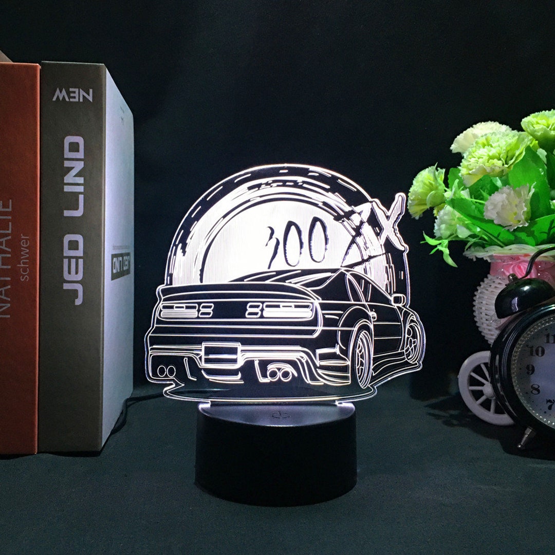 Nissan 300zx JDM Car Lamp Night Light LED Touch Light Home Decorations ...