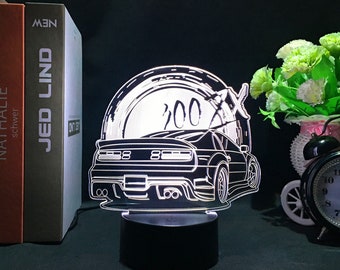 Nissan Skyline R34 GTR JDM Car Lamp Night Light LED Touch Light Home ...