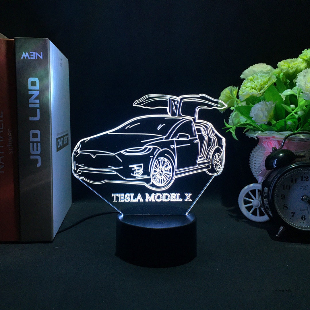 Tesla Model X Custom Gaming Lamp Night Light LED Touch Light Home ...