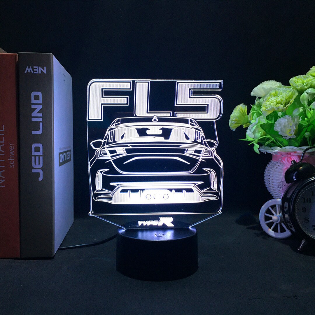 Honda Civic Type R FL5 Car Custom Gaming Lamp Night Light LED Touch ...