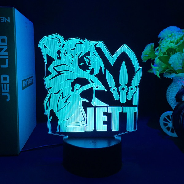 Valorant Jett Led Light - Etsy