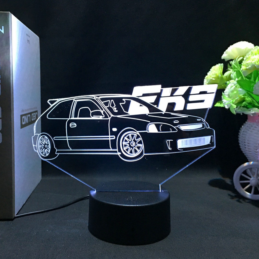 Honda Civic Type R EK9 JDM Car Lamp Night Light LED Touch Light Home ...