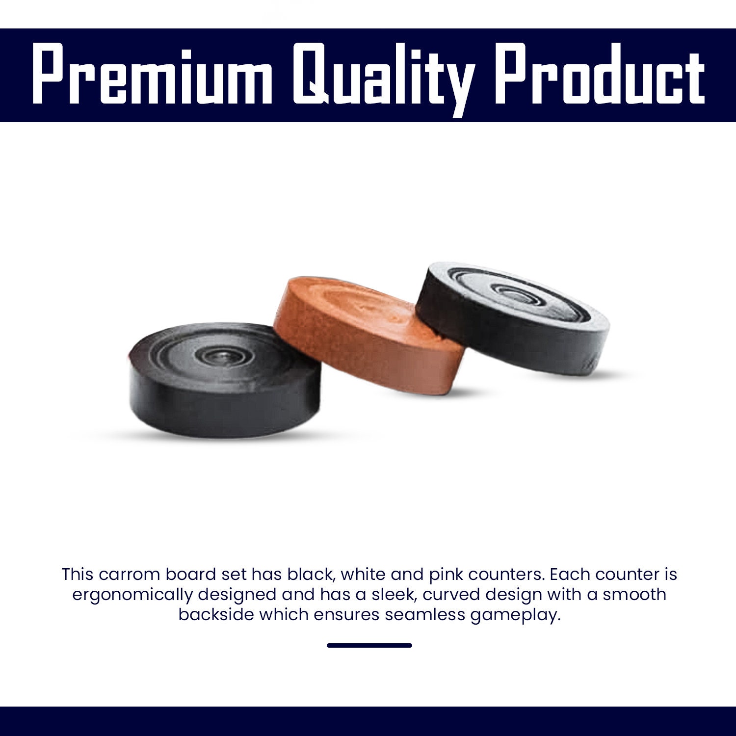 Splay Wooden Carrom Board Counter Set Professional Wooden - Etsy