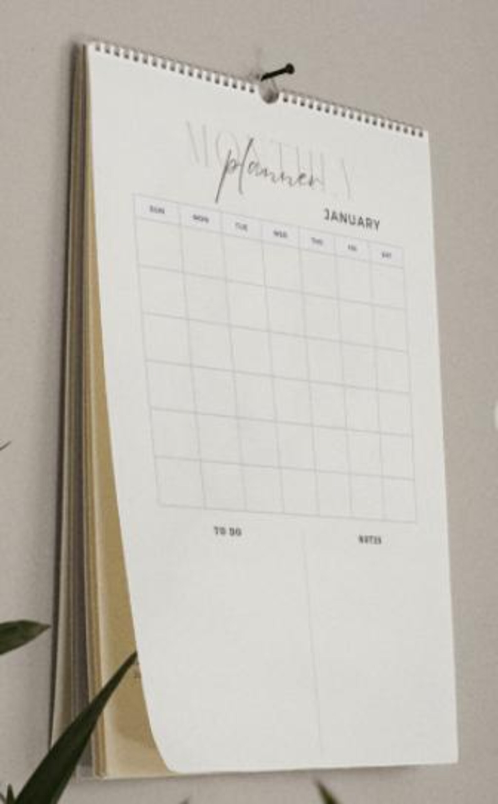 2025 Printable Calendar Monthly Planner With Notes and to Do List A4 ...