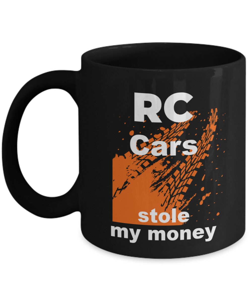 RC Car Racer's Coffee Mug, Mud Tires, Funny Coffee Cup for Remote ...