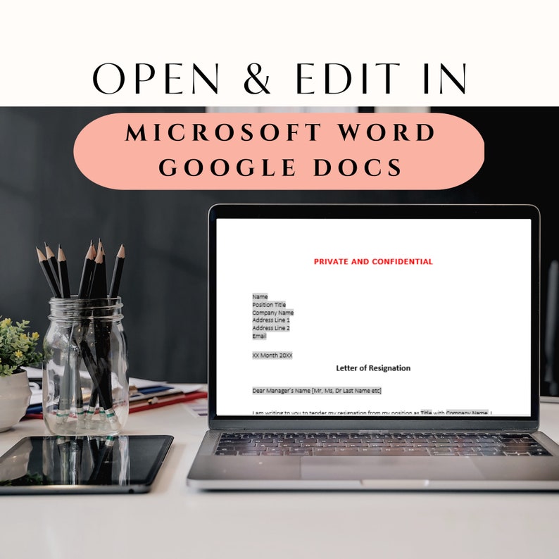 Resignation Letter, Termination Letter, Notice Letter, Resign, Cover ...