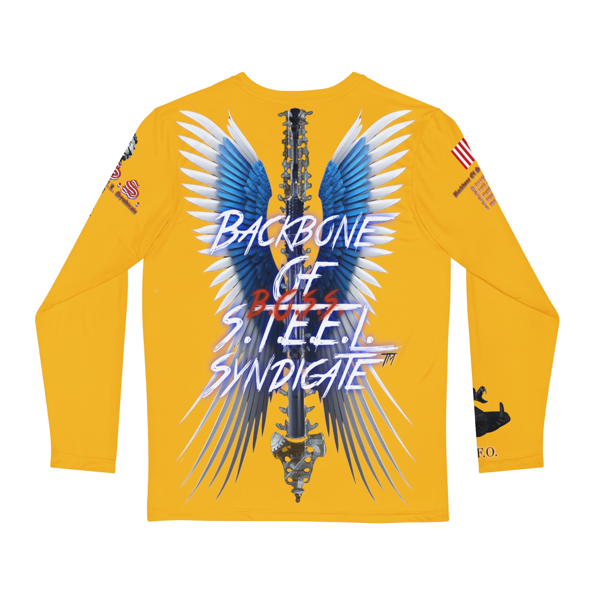 Backbone of S.T.E.E.L. Syndicate gadsden Tribute Series Polyester Tee ...