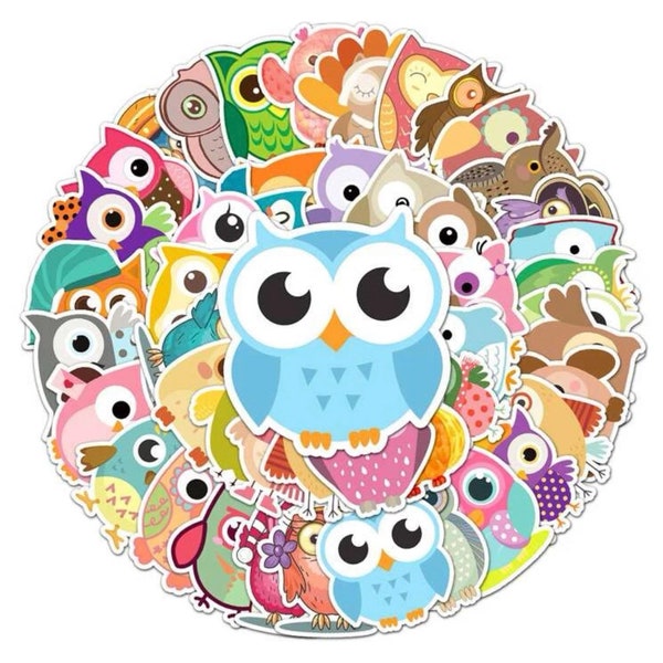Cartoon Owl - Etsy