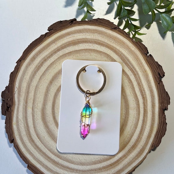Crystal Keychain - Etsy