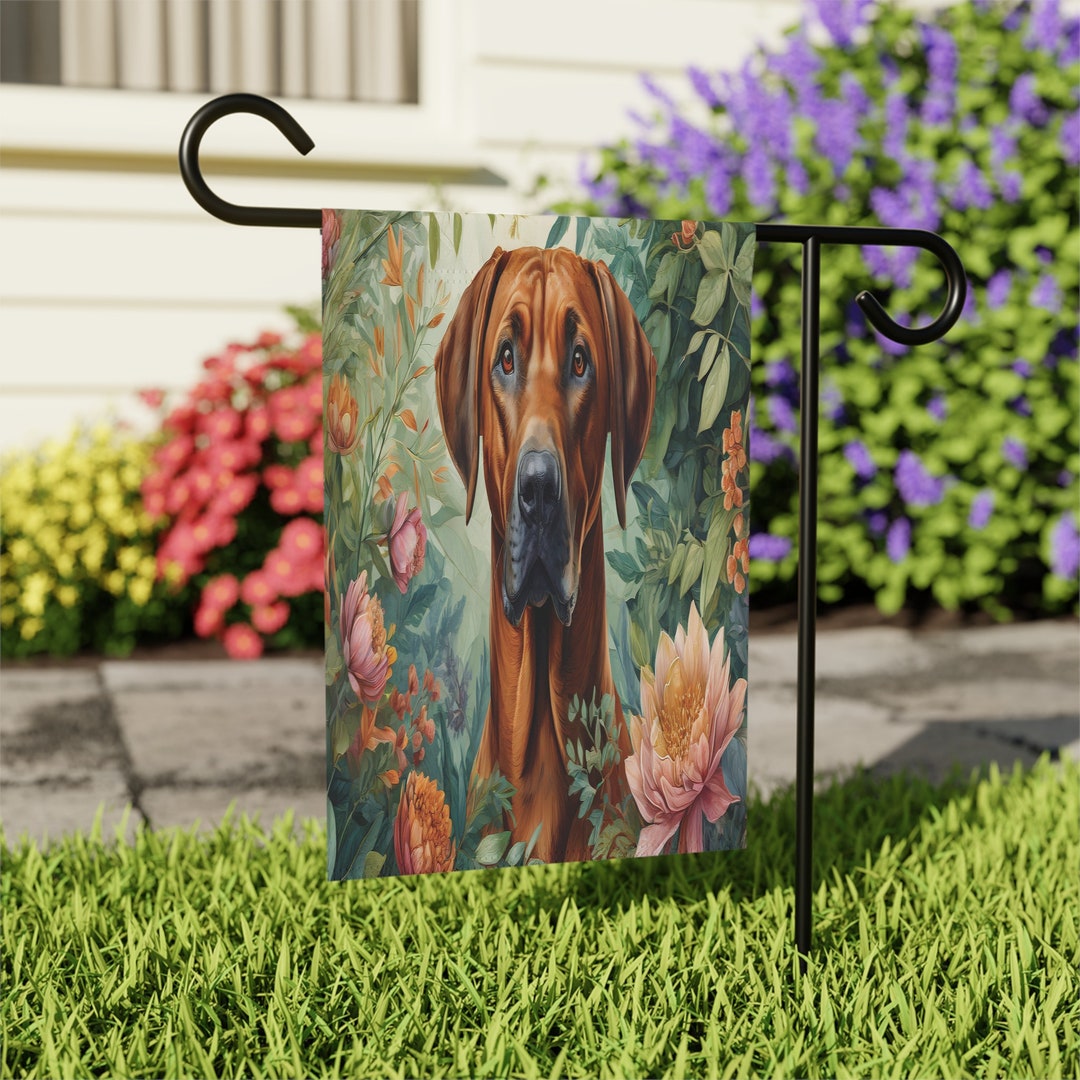 Rhodesian Ridgeback Dog Garden & House Banner Flag, Dog Mom Dad Lover ...