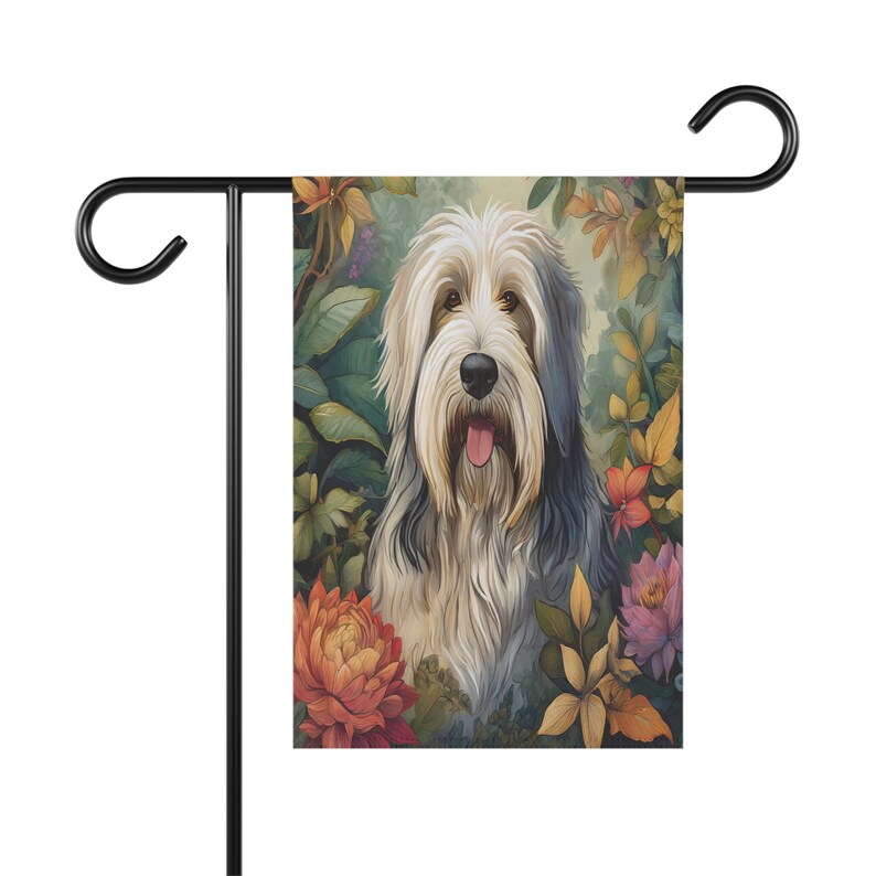 Old English Sheepdog Dog Garden & House Banner Flag, Dog Mom Dad Lover ...