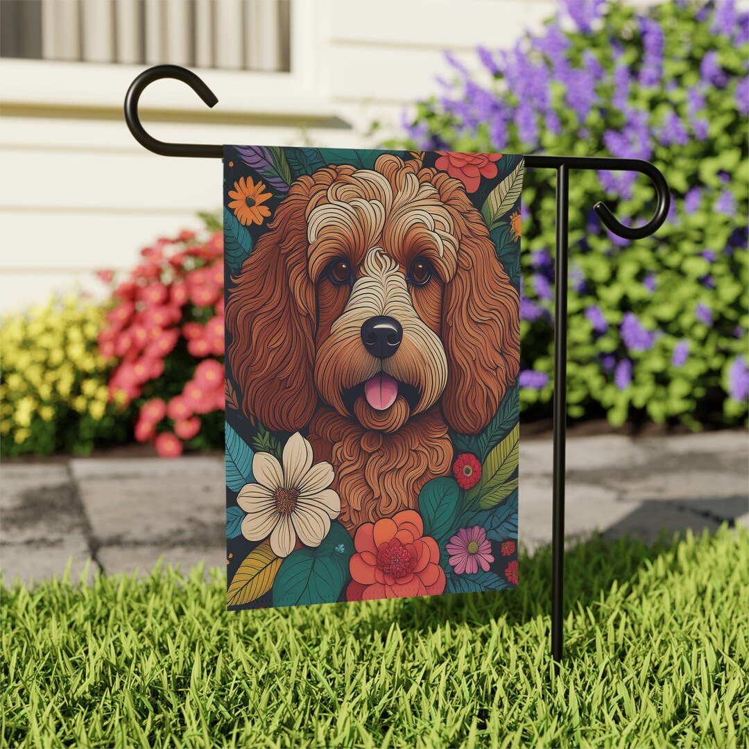 Cockapoo Dog Garden & House Banner Flag Dog Mom Dad Lover Dogs Pet ...