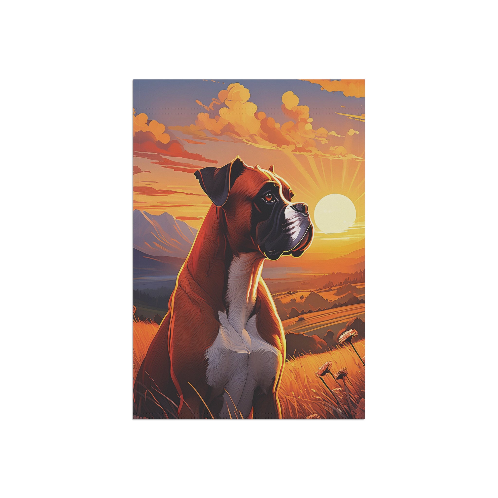 Boxer Dog Garden & House Banner Flag, Dog Mom Dad Lover Dogs Pet ...