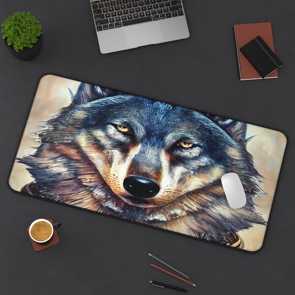 Wolf Mouse Pad - Etsy