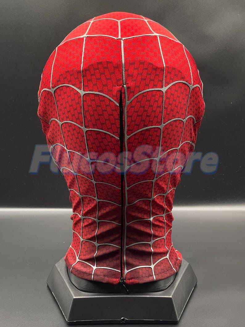 Red Tobey Maguire Spider-man Mask - Silkscreen 3D Printed Faceshell - Etsy