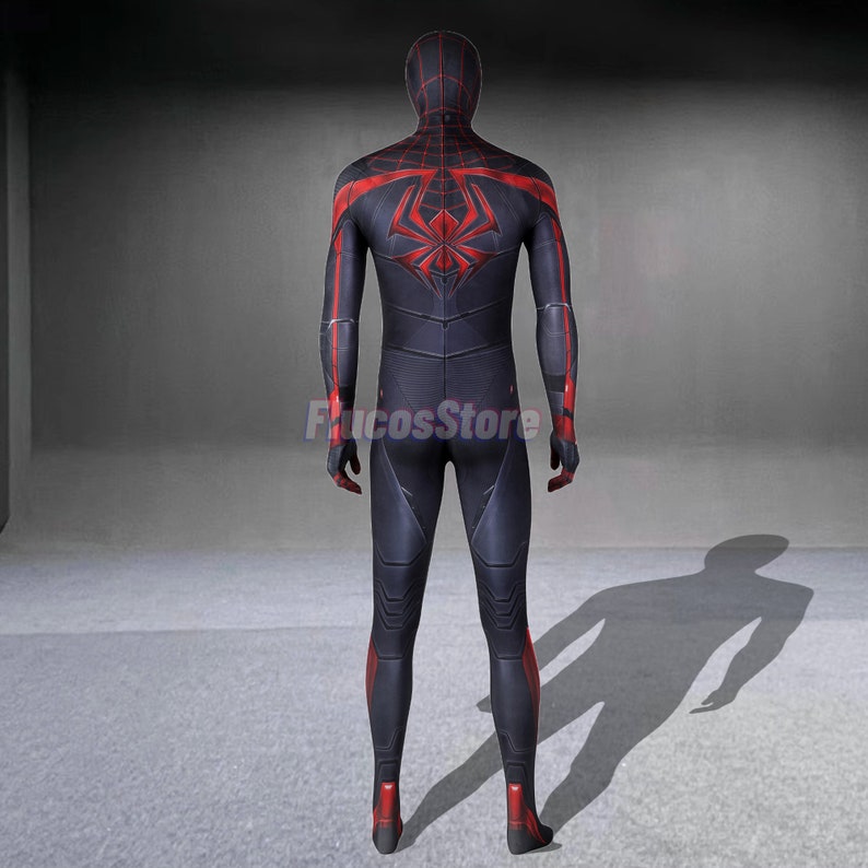 PS5 Spider-man Miles Morales Advanced Tech Suit,miles Morales Cosplay ...