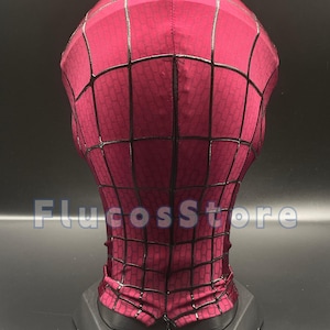 Andrew Garfield Spider-man Mask: Silkscreen Cosplay, Handmade Head ...