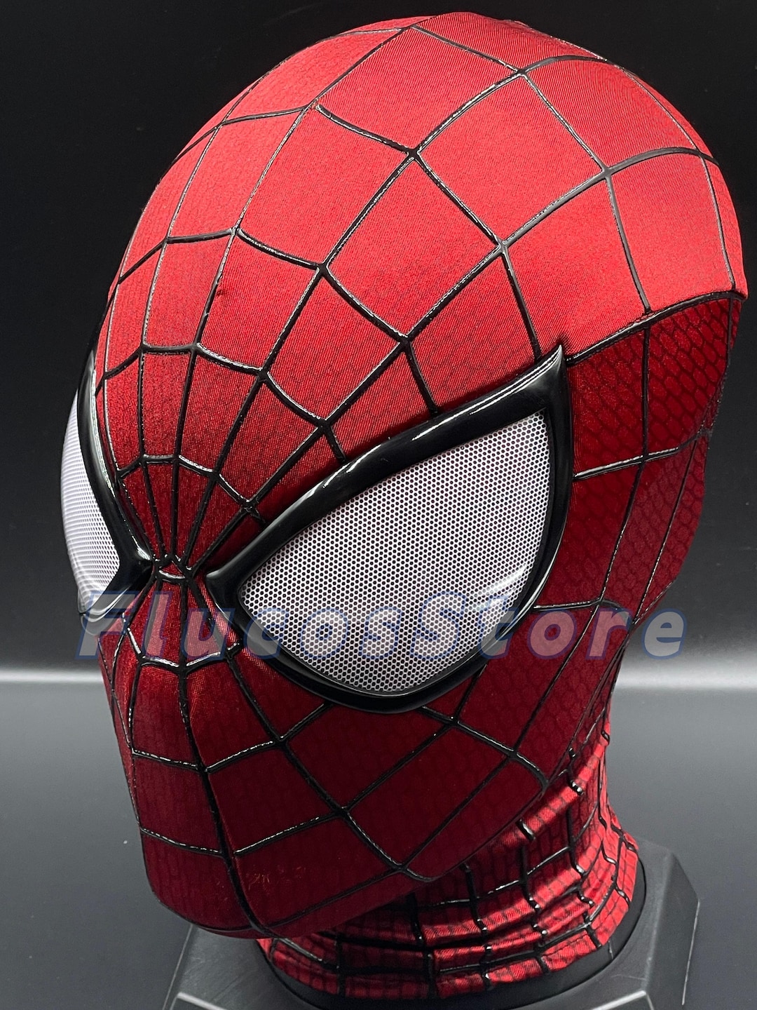 Andrew Garfield Spider-man Mask, Red Silkscreen, Custom Cosplay - Etsy