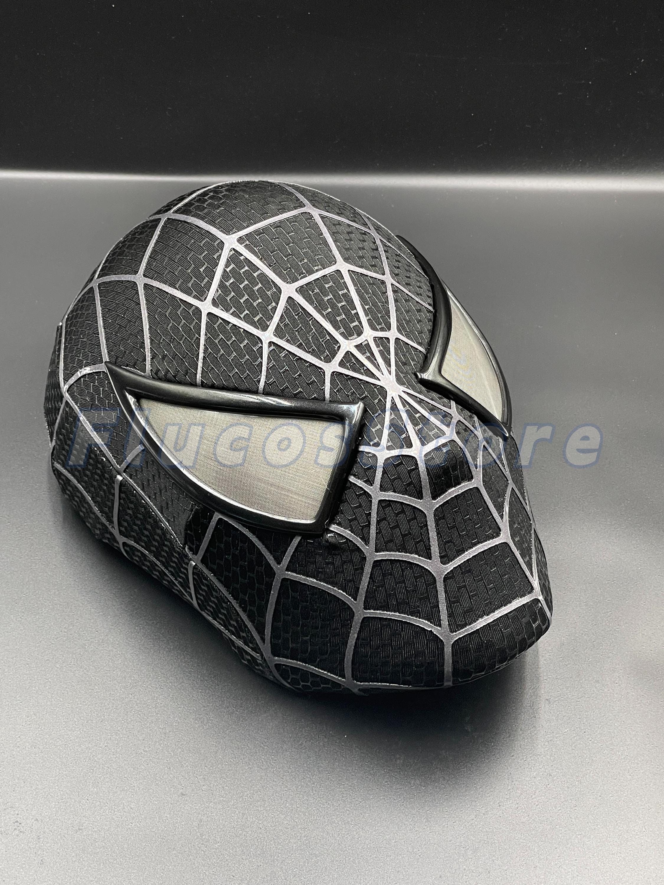 Black Spider-man Mask, Tobey Maguire Cosplay, Silkscreen 3D Printed - Etsy