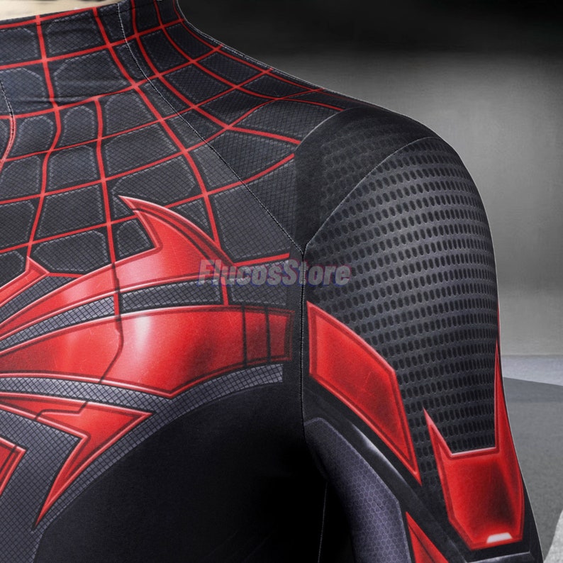 PS5 Spider-man Miles Morales Advanced Tech Suit,miles Morales Cosplay ...