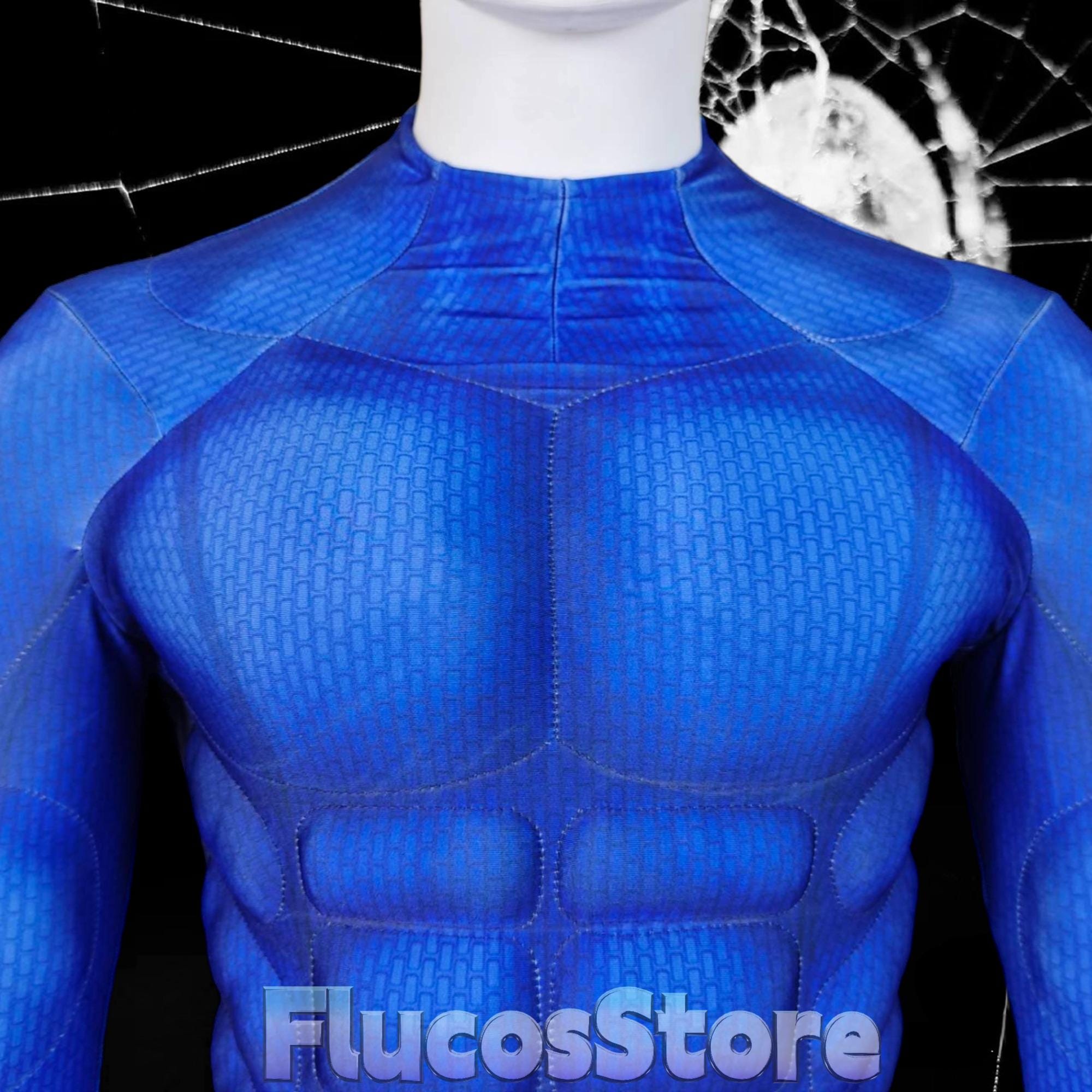 Blue Team Muscle Suit: Cosplay Bodysuit for Men - Etsy