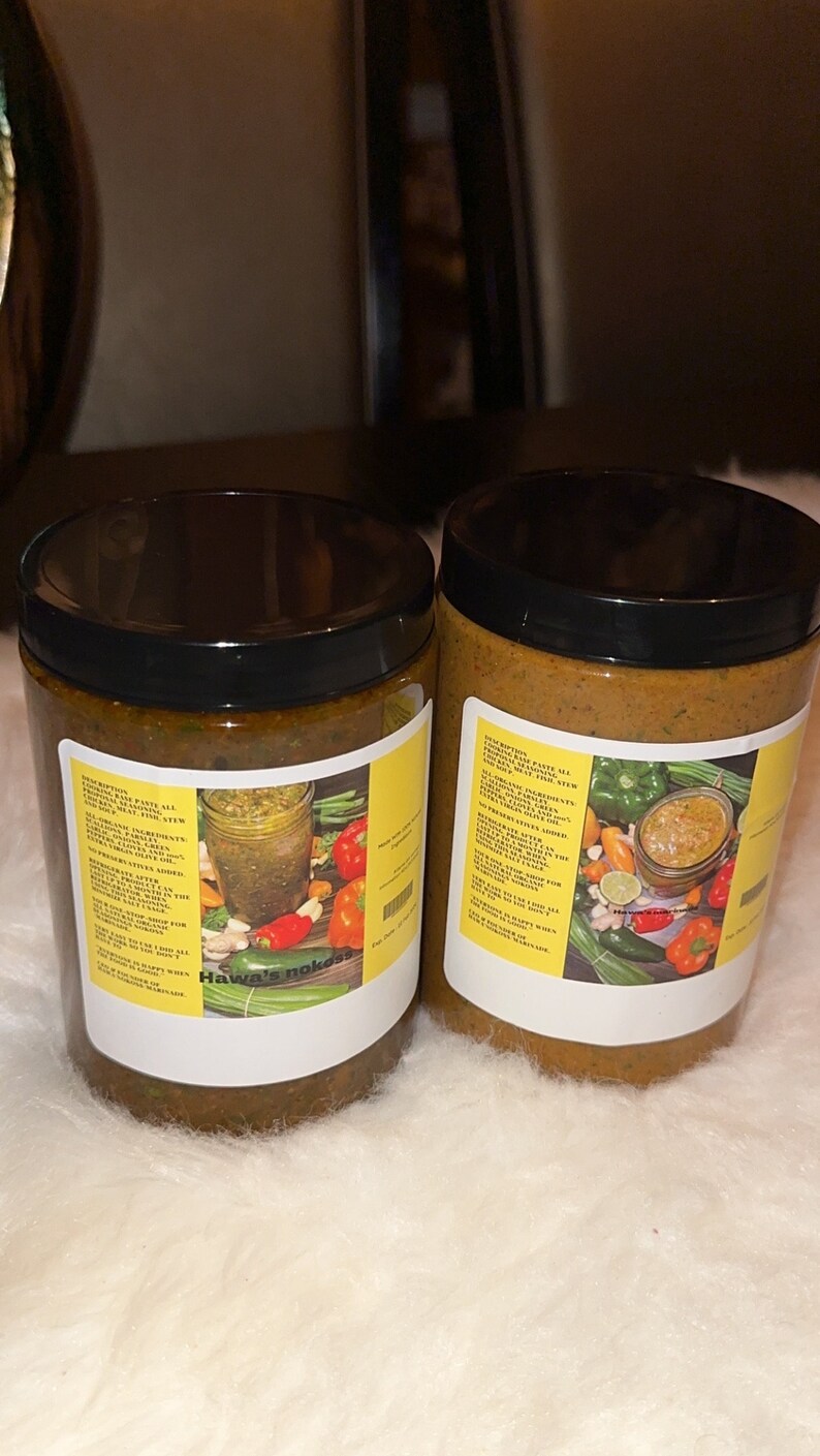 Nokoss and Marinade. Small 25/32oz Big 50/68oz - Etsy