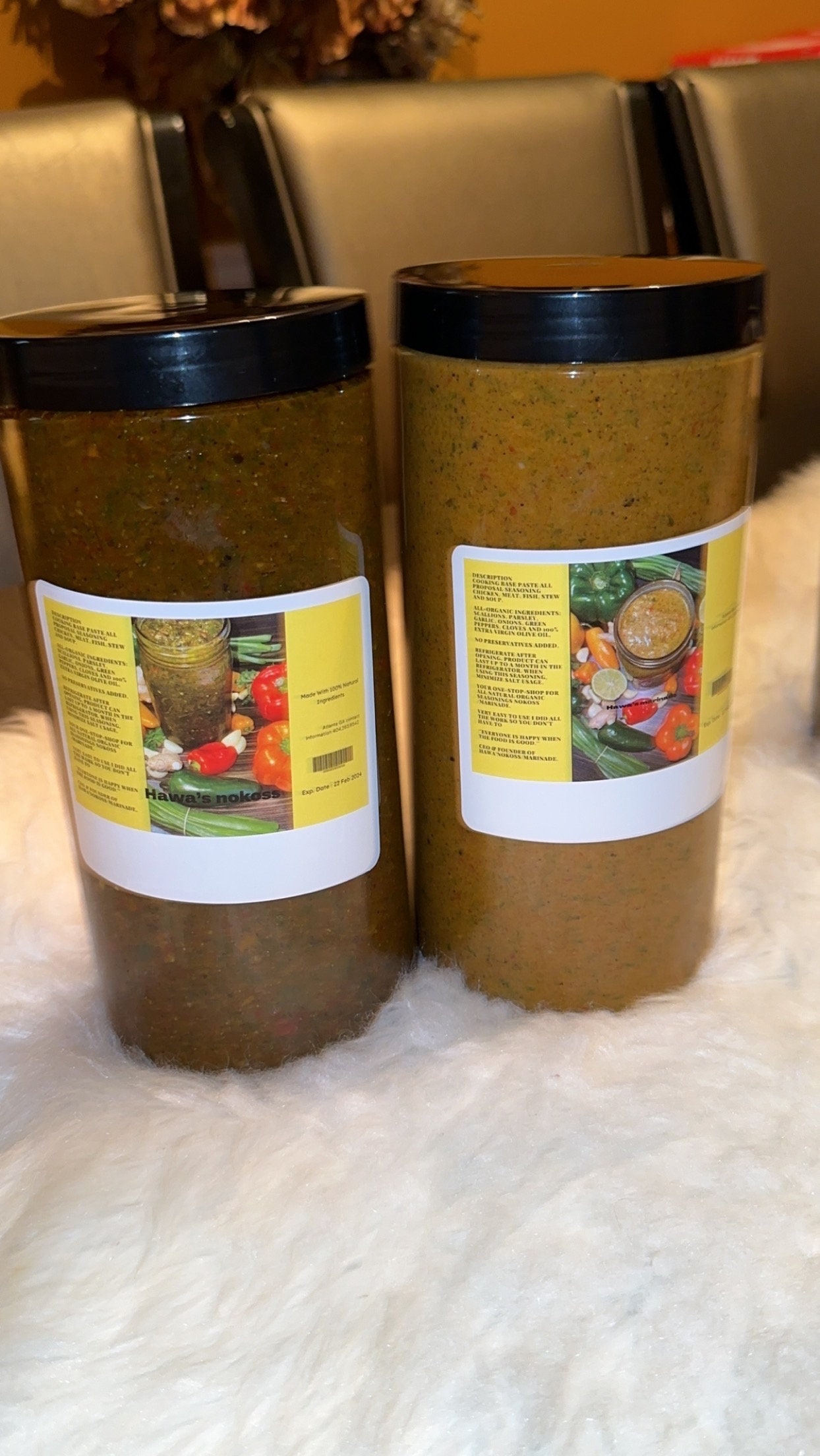 Nokoss and Marinade. Small 25/32oz Big 50/68oz - Etsy