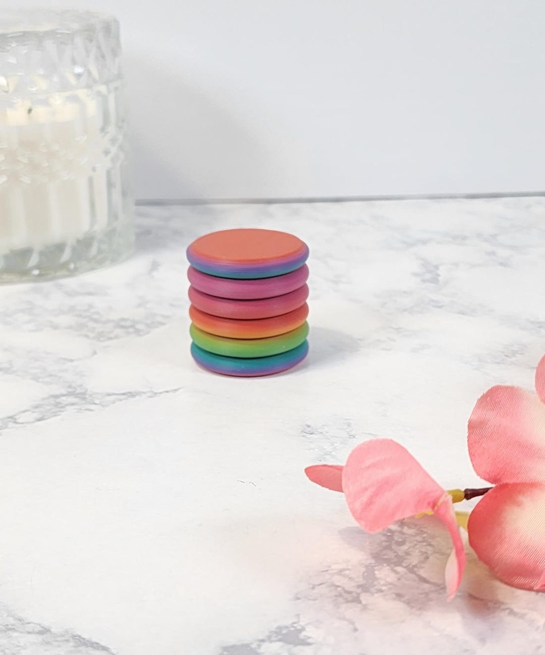 Rainbow Shaved Ice Diamond Painting Trash Minder | Made to Order ...