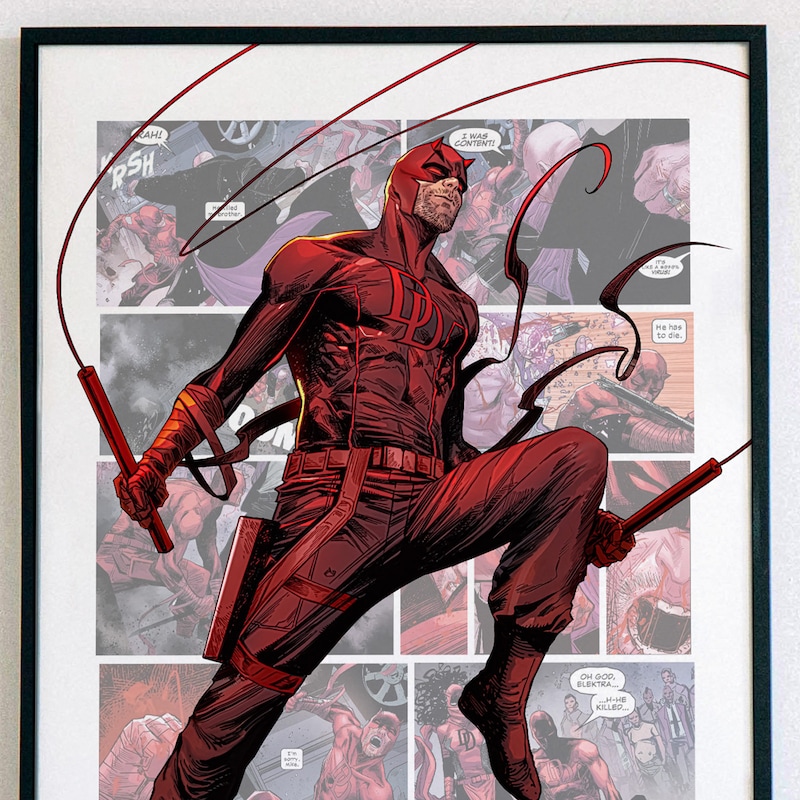Daredevil Comic Posters - Etsy UK