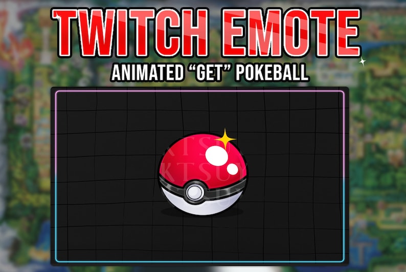 ANIMATED EMOTE POKEBALL Catch, Get / Twitch / Streamer / Youtube ...